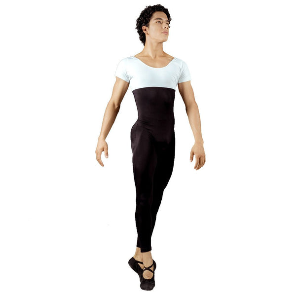 Unitardo 2350 || Unitardo Bicolor con Manga Corta - Dance Field